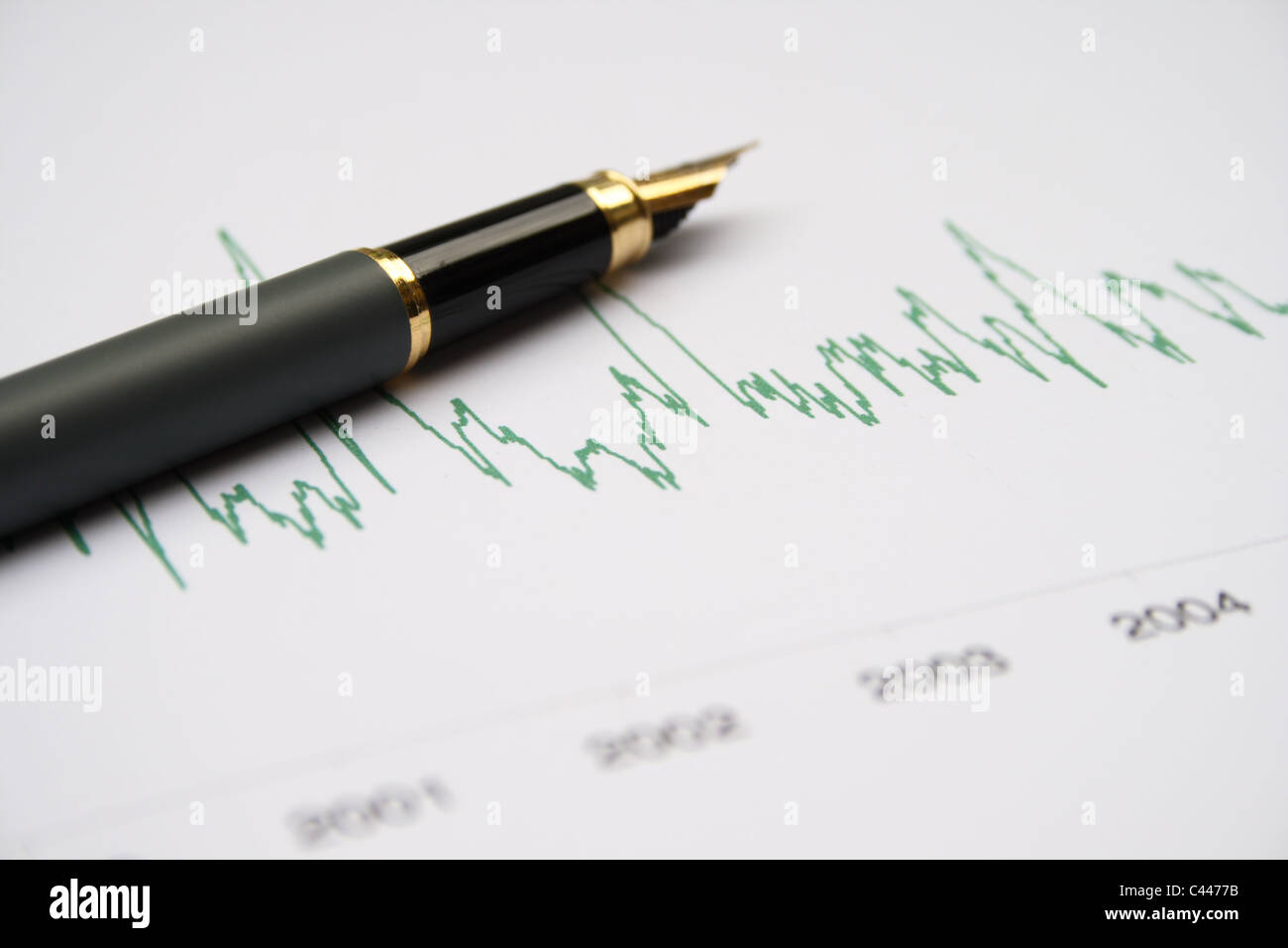 Stock market graph Stock Photo - Alamy
