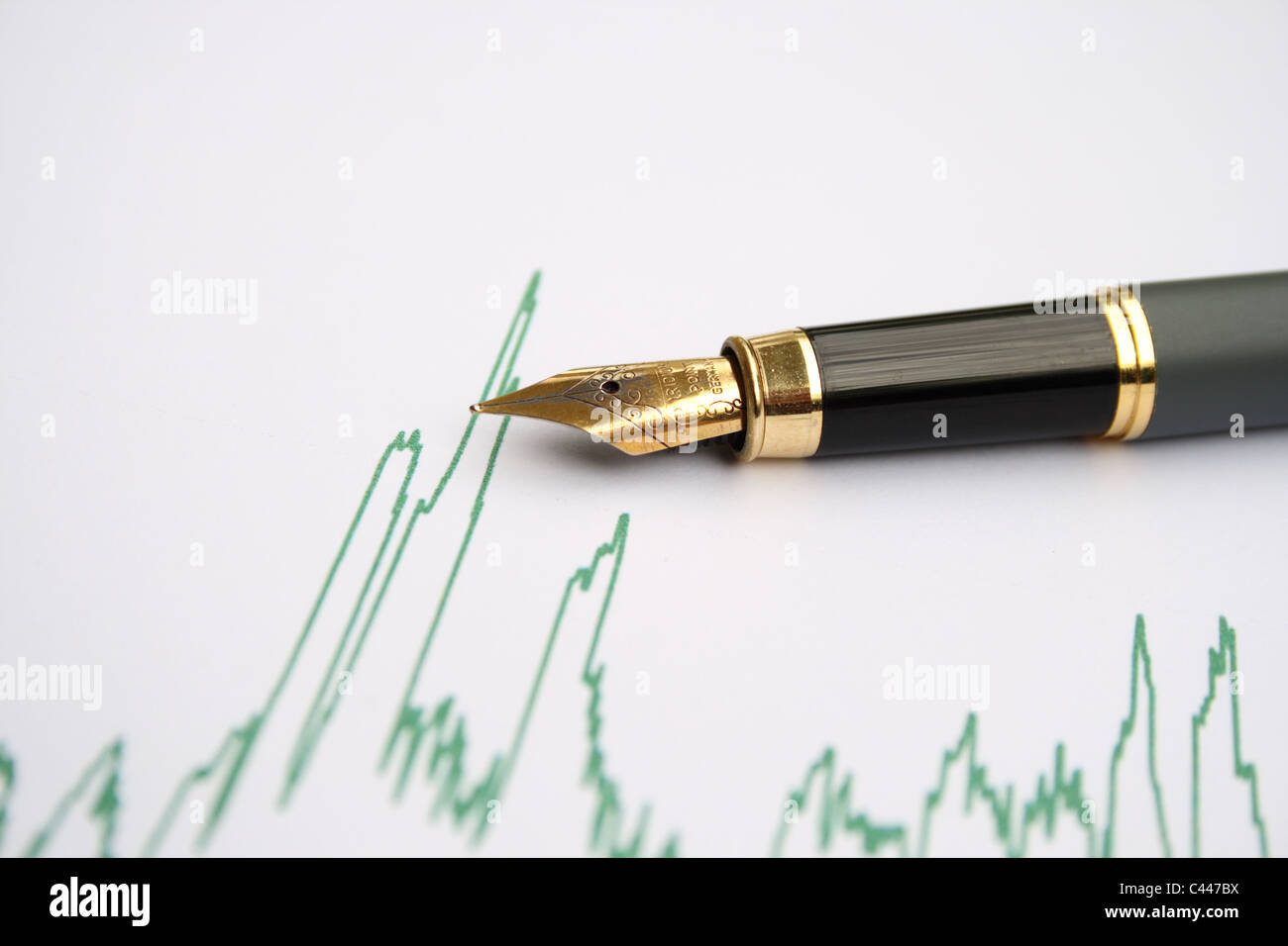 Stock market graph Stock Photo - Alamy