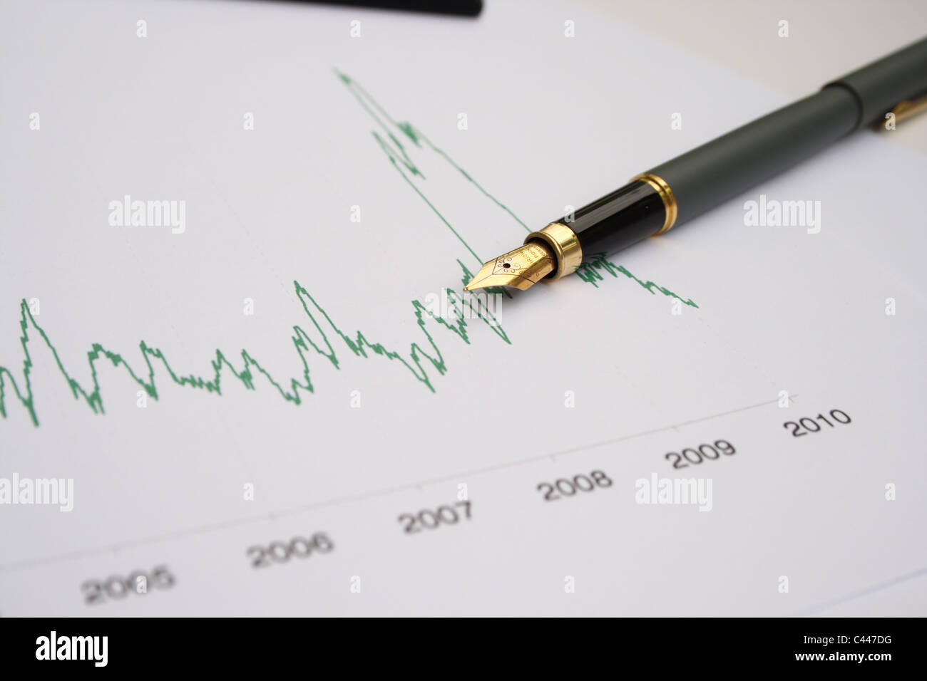 Stock market graph Stock Photo - Alamy