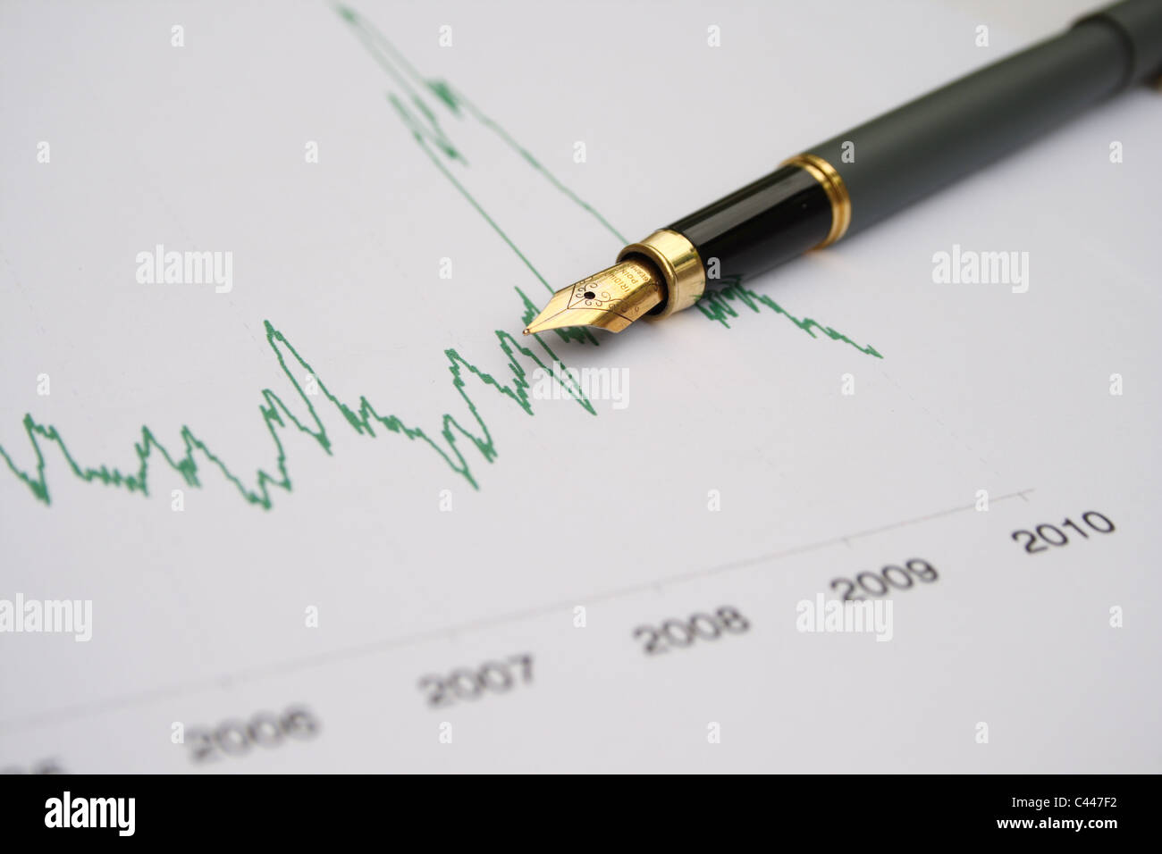 Stock market graph Stock Photo - Alamy