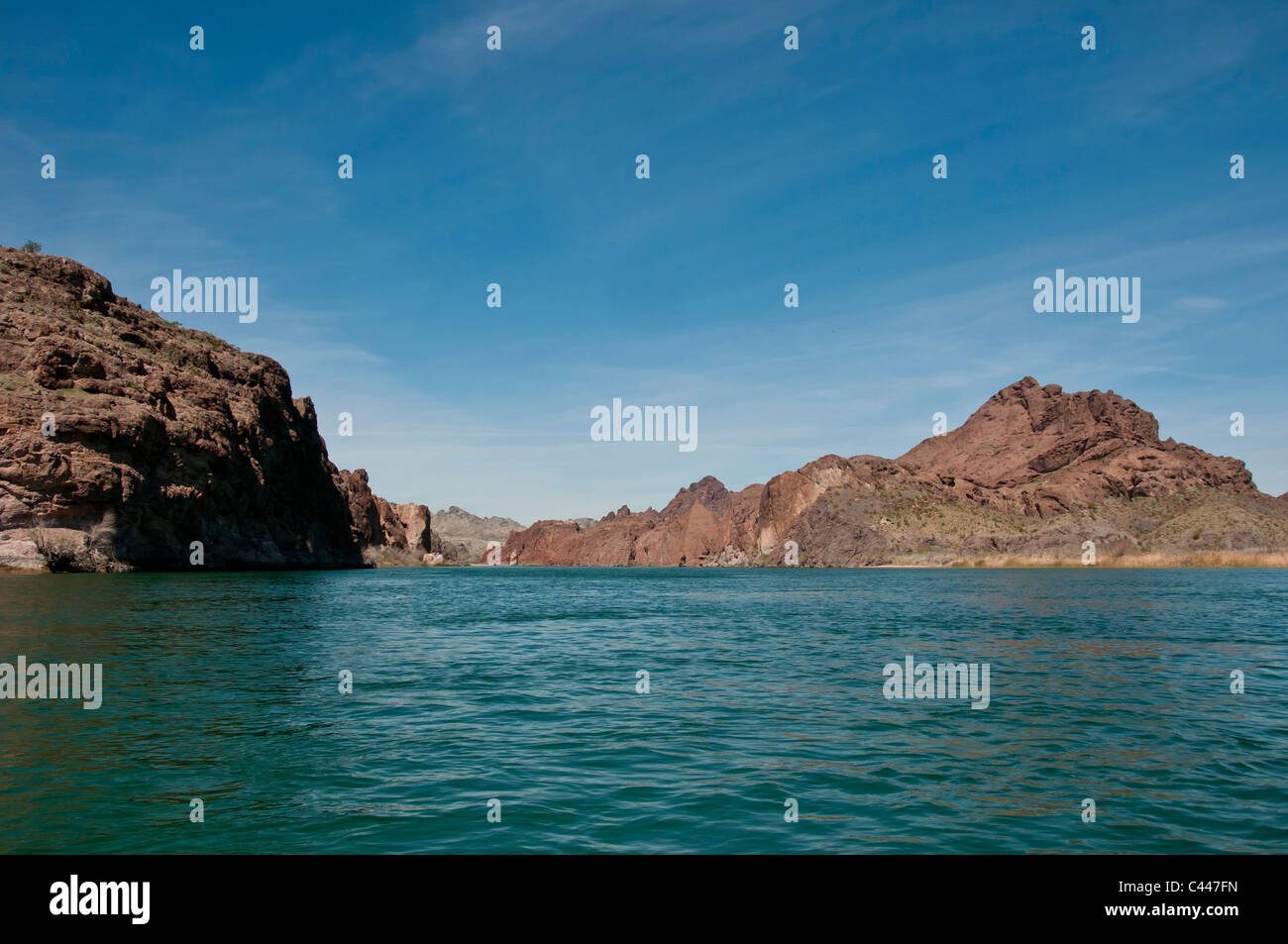Topock Gorge, Havasu National Wildlife Refuge, Colorado River, Arizona ...