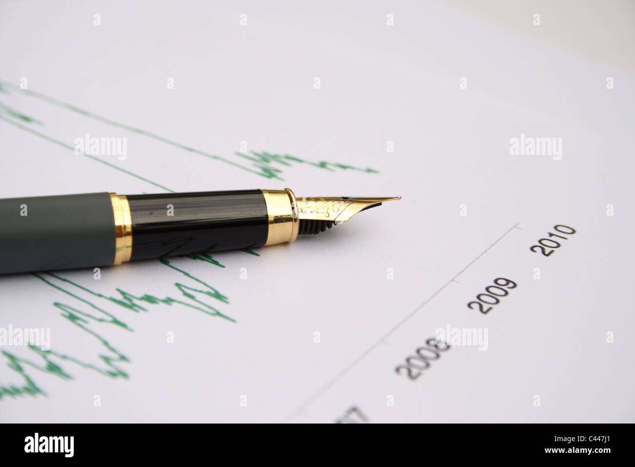 Stock market graph Stock Photo - Alamy