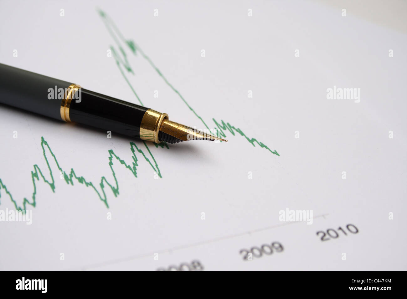 Stock market graph Stock Photo - Alamy
