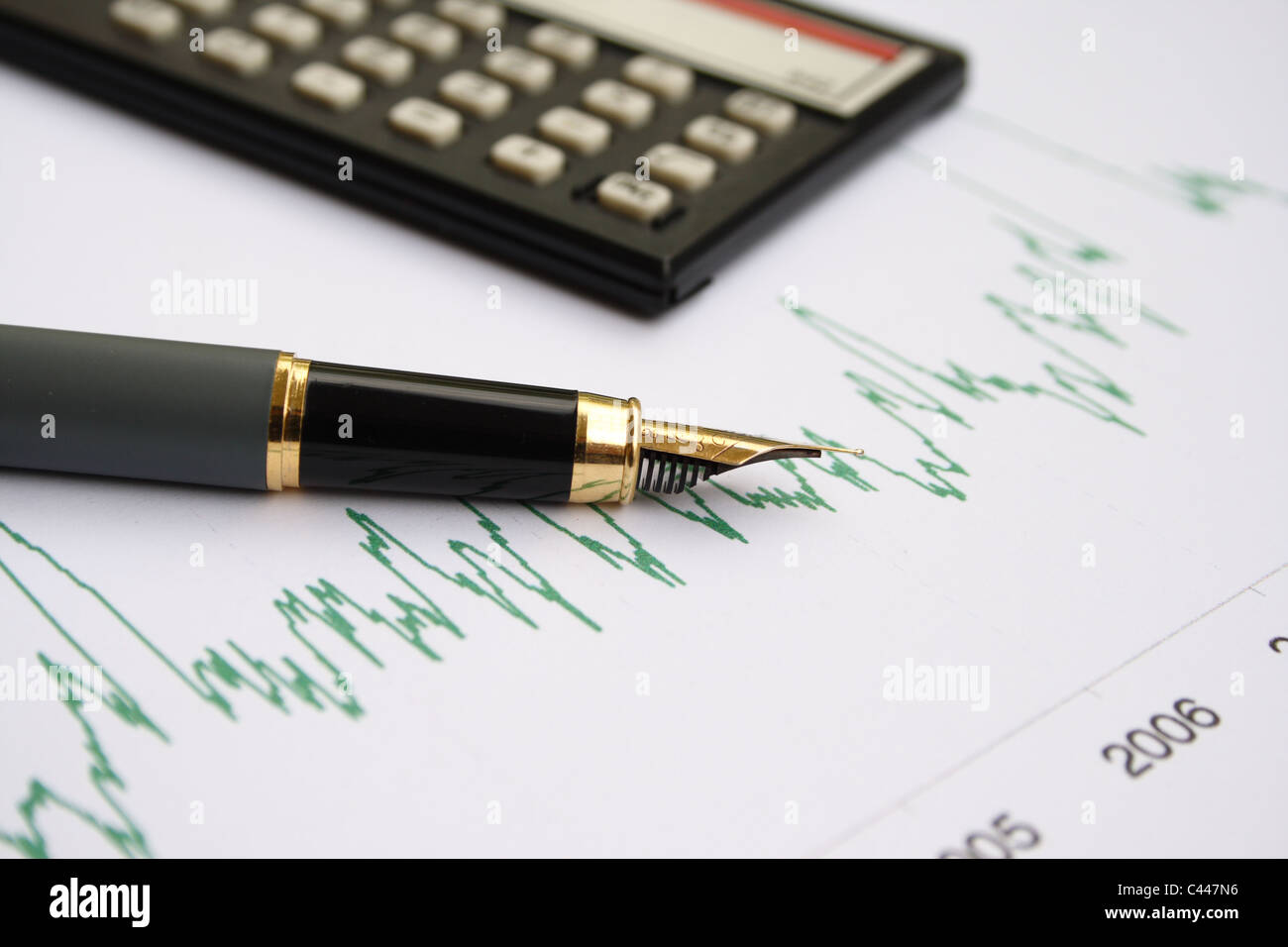 Stock market graph Stock Photo - Alamy