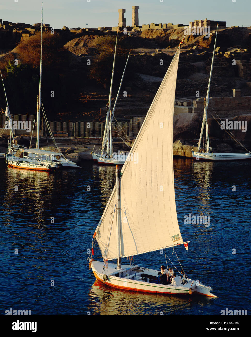 Aswan, Egypt, Africa, Feluccas, Holiday, Landmark, Nile river, Tourism ...