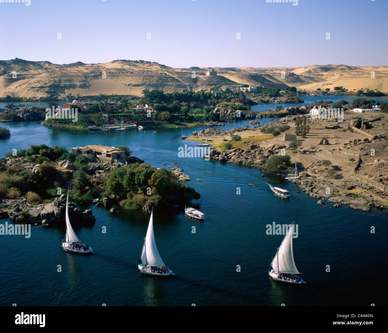 Aswan, Egypt, Africa, Feluccas, Holiday, Landmark, Nile river, Tourism ...