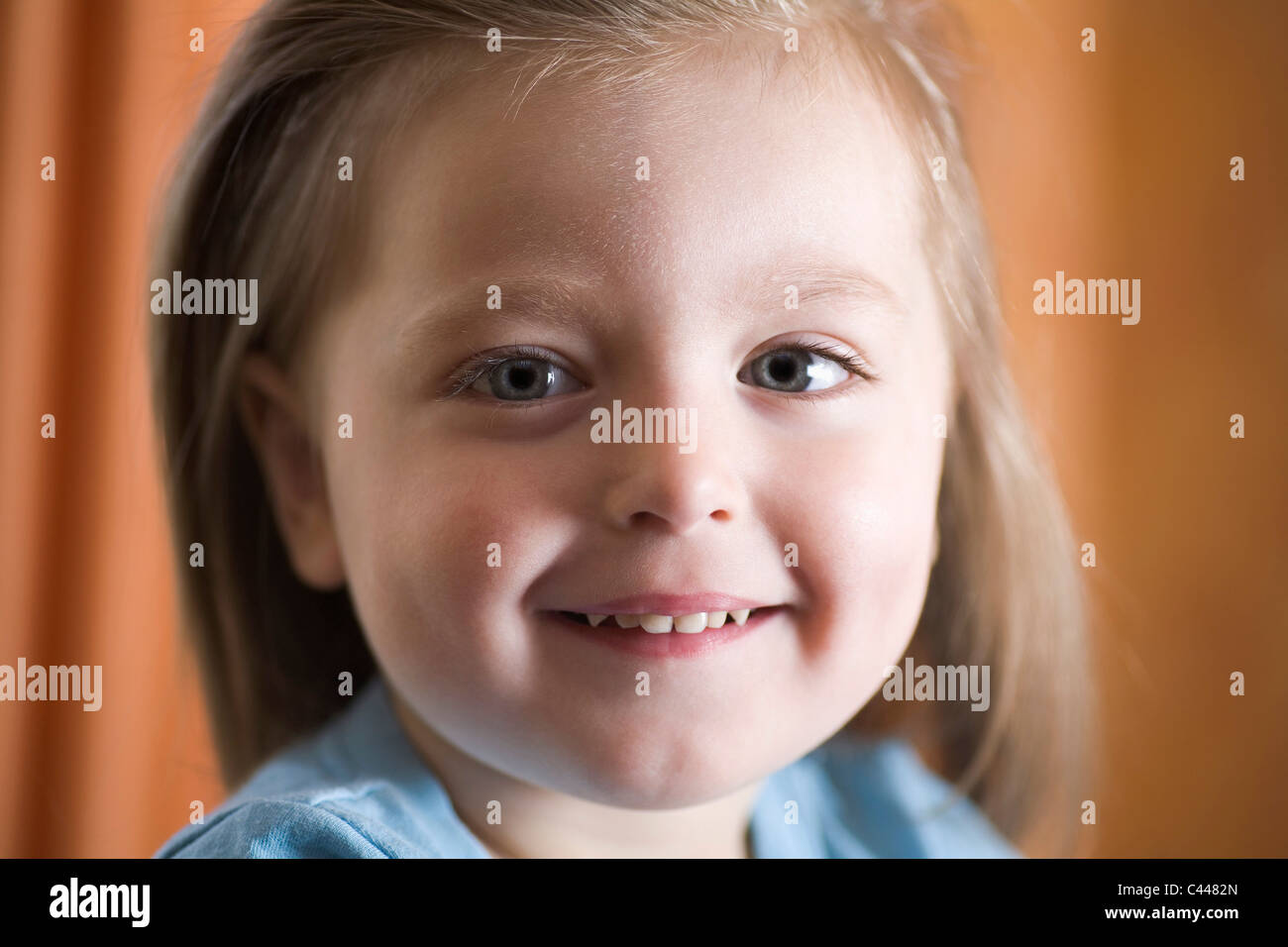 A smiling toddler, portrait Stock Photo - Alamy