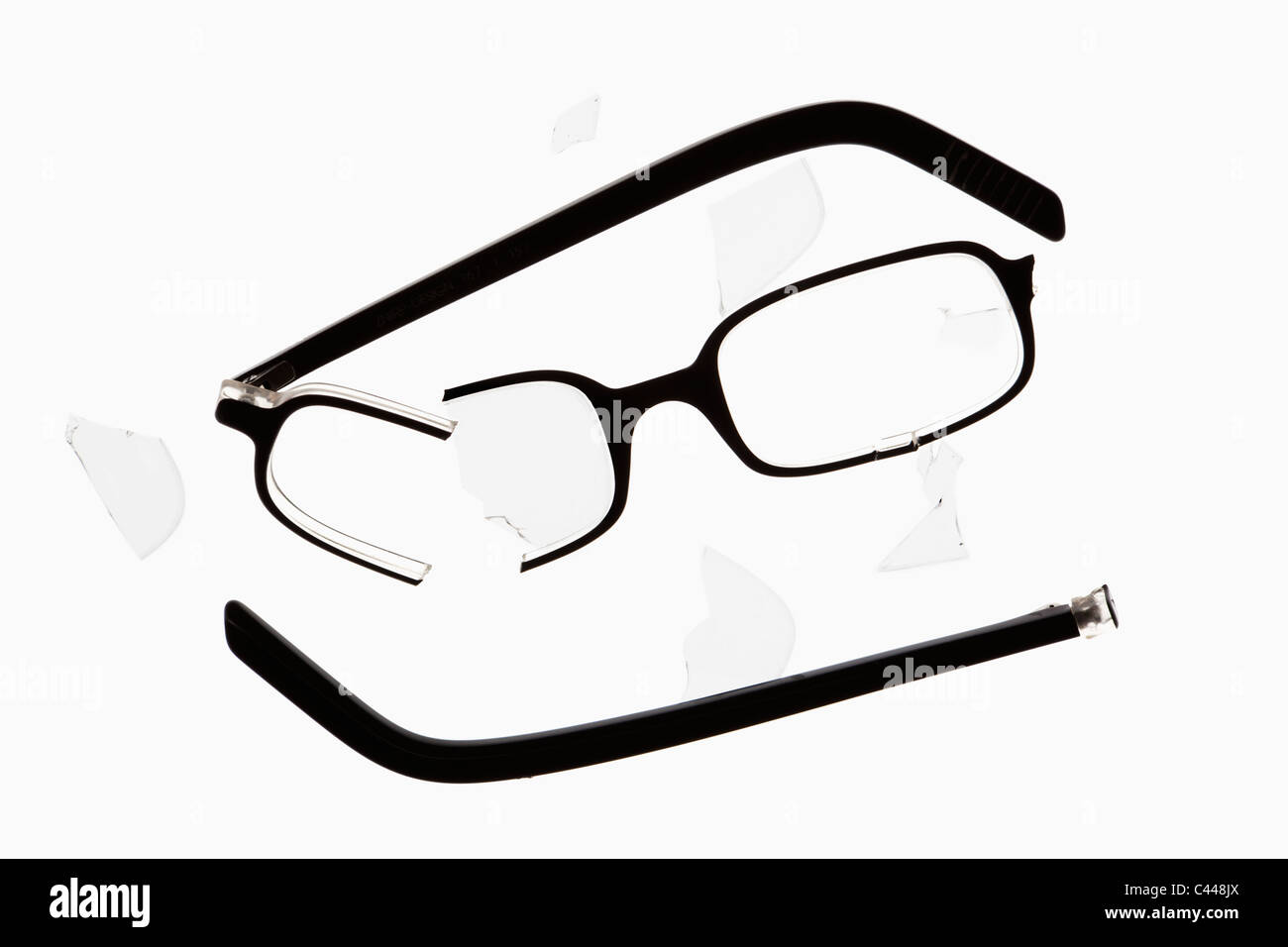 Pair of glasses broken hi-res stock photography and images - Alamy
