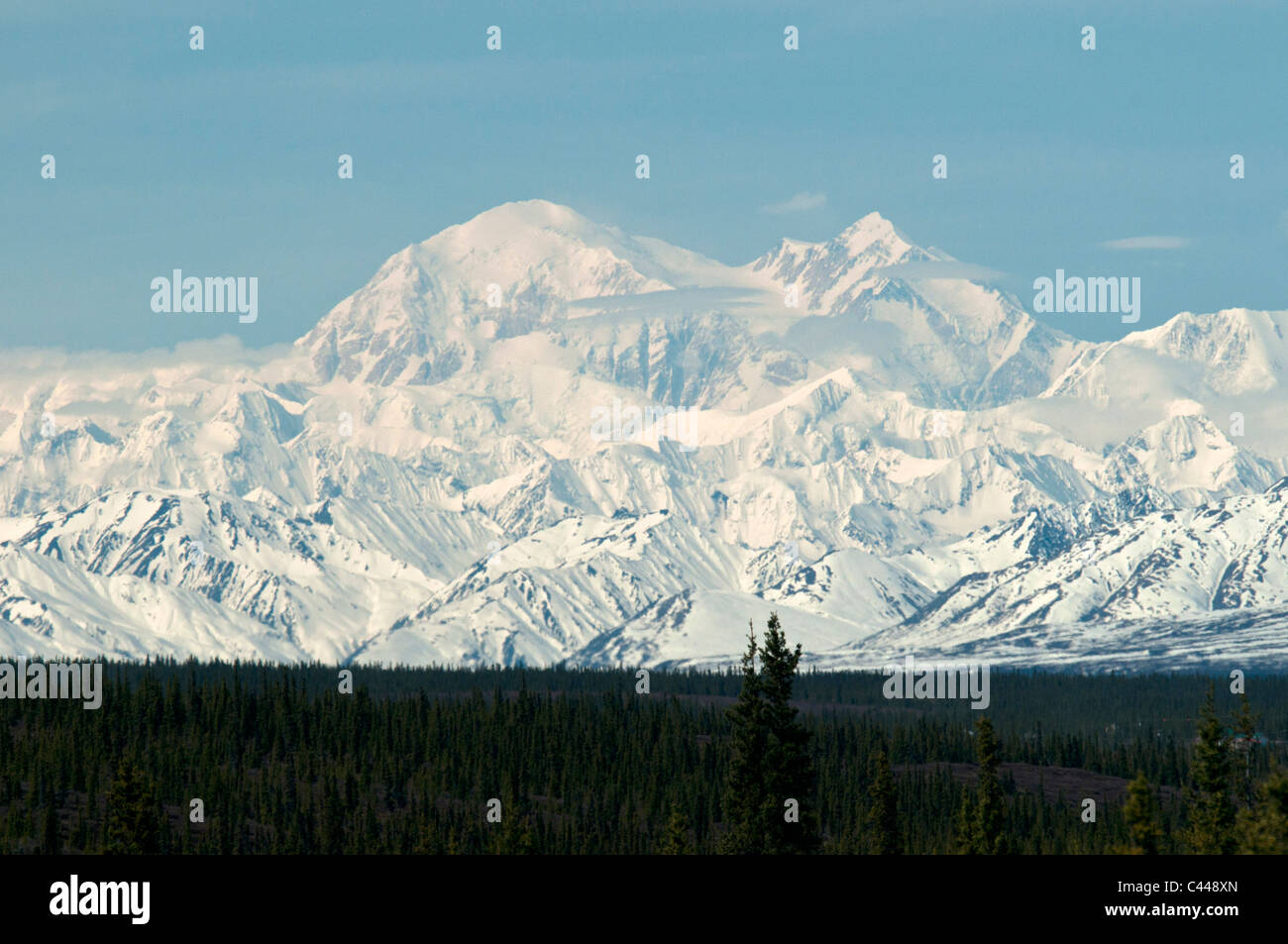 Mount McKinley, Denali National Park, Alaska, North America, mountains ...