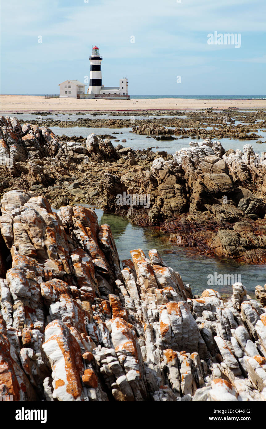 Cape Recife Lighthouse, Port Elizabeth, South Africa Stock Photo - Alamy