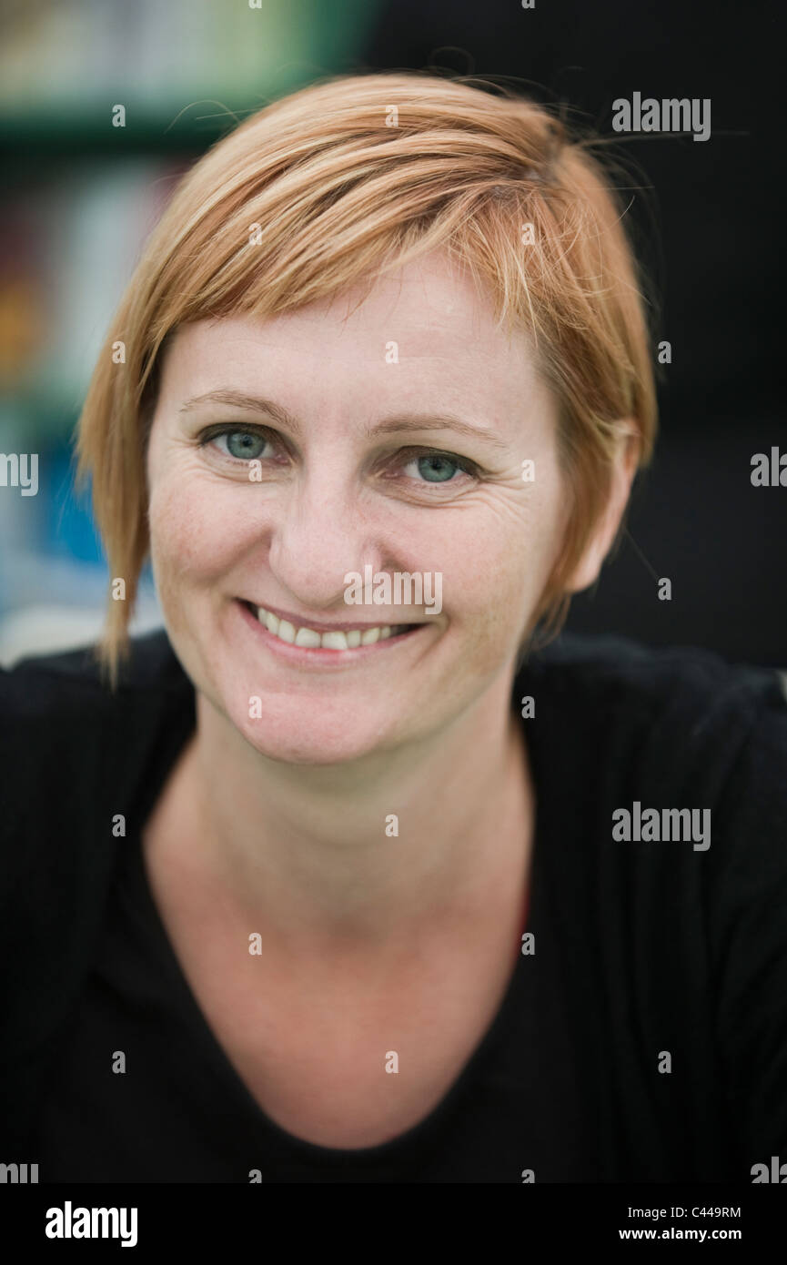 Emily Gravett author of children's picture books pictured at Hay ...