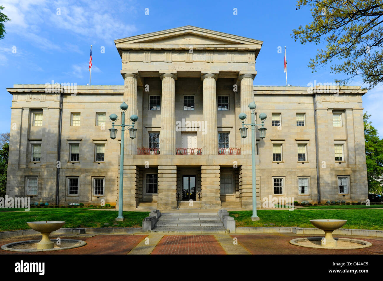 State Capitol Building complex at Raleigh North Carolina Stock Photo ...
