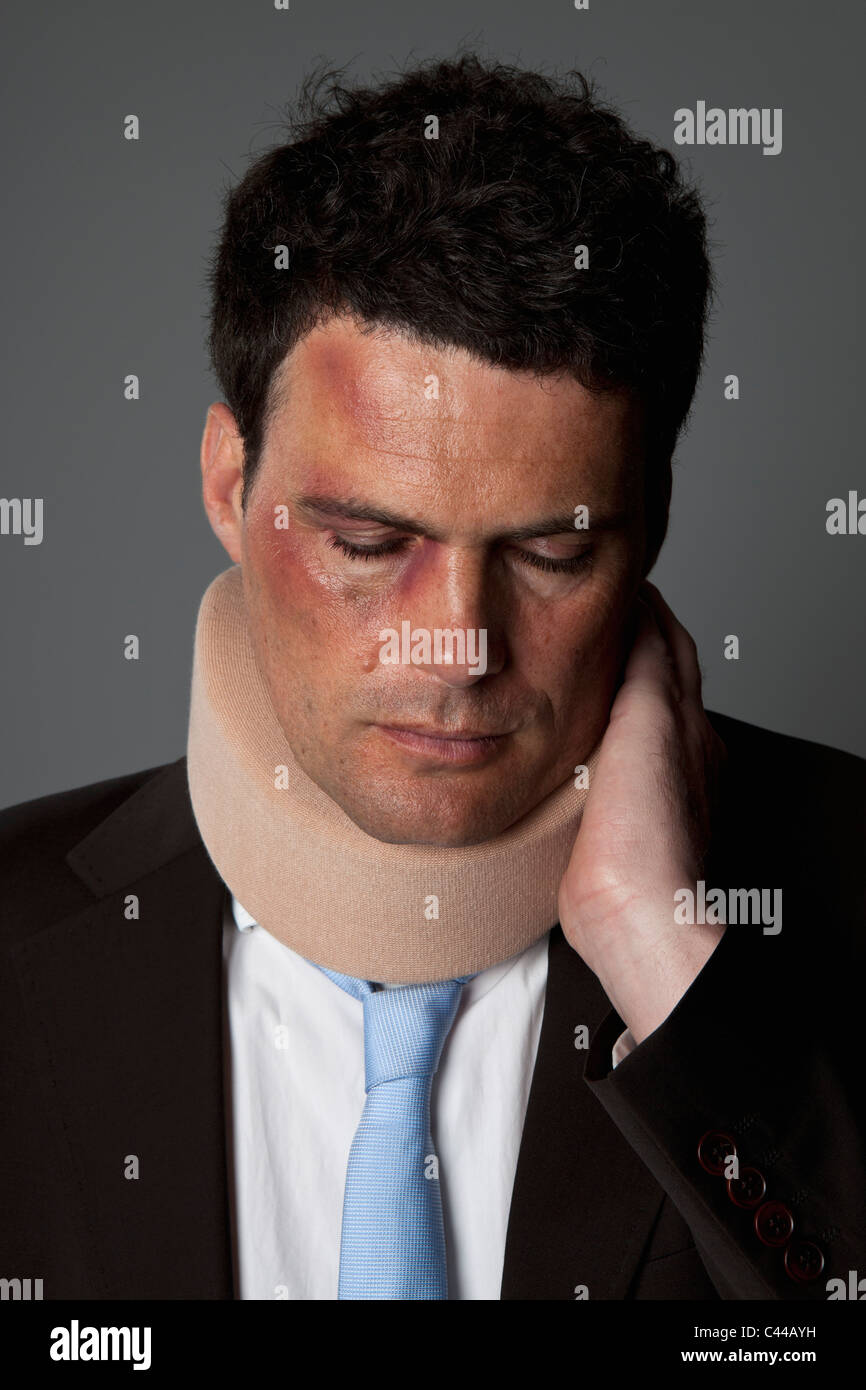 Neck brace hi-res stock photography and images - Alamy