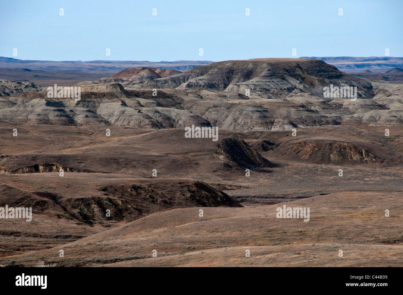 Badlands, east block, Grasslands National Park, Southern Sasketchewan ...