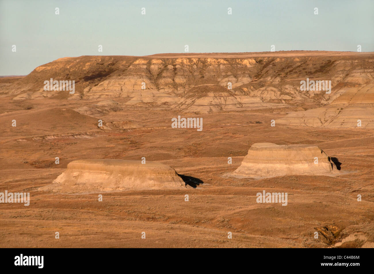 Badlands, east block, Grasslands National Park, Southern Sasketchewan ...
