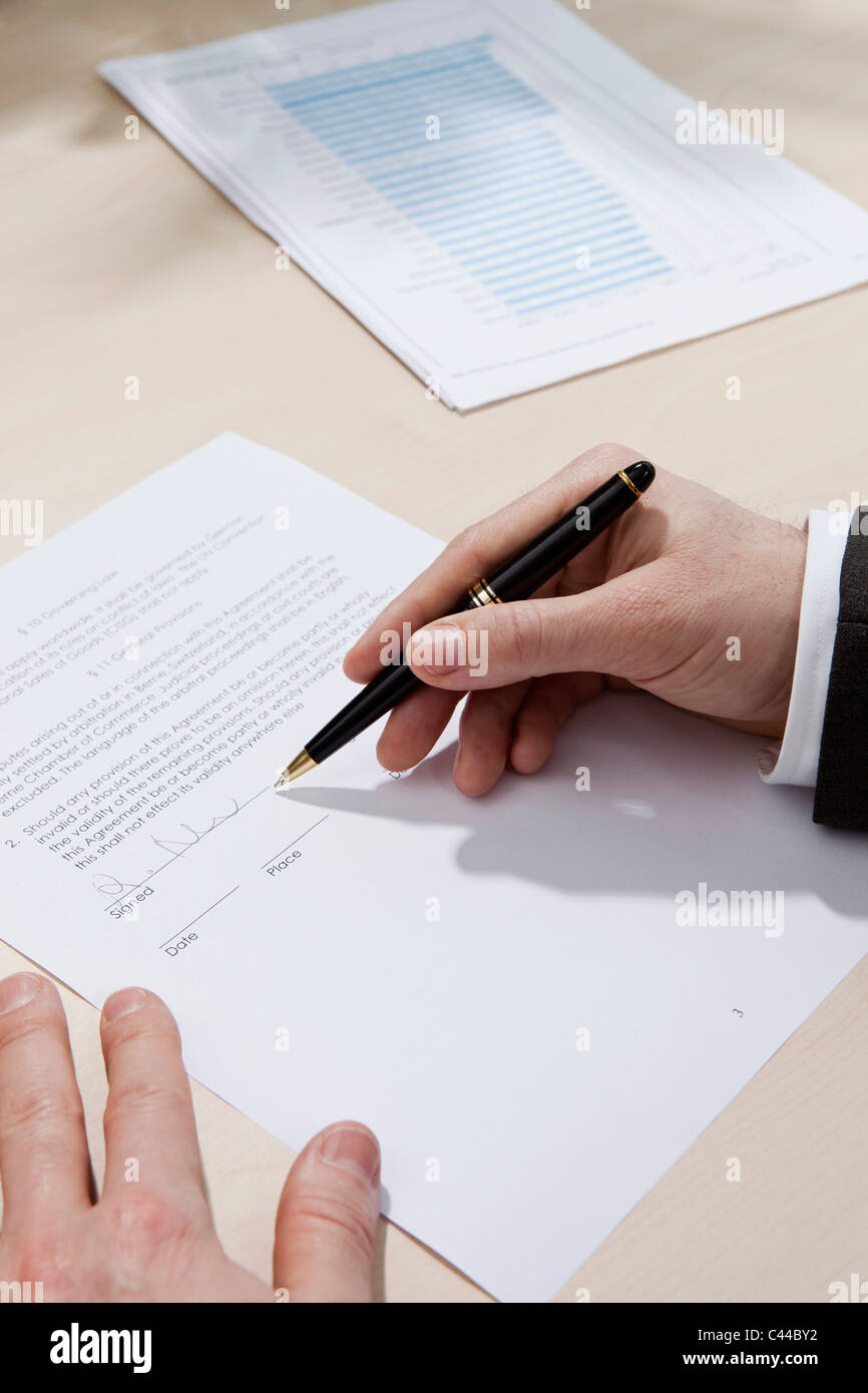 Signature Vertical High Resolution Stock Photography and Images - Alamy