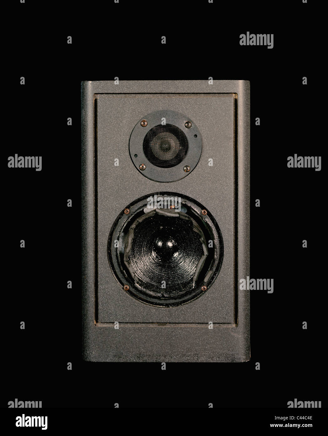 A stereo speaker, front view Stock Photo - Alamy