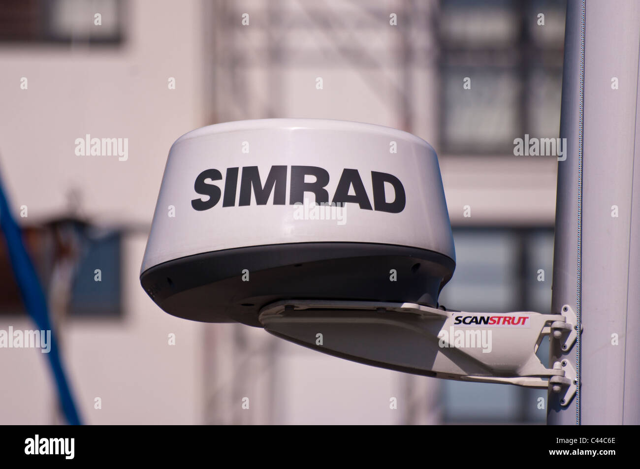 Simrad Radar Unit On A Yacht Stock Photo - Alamy