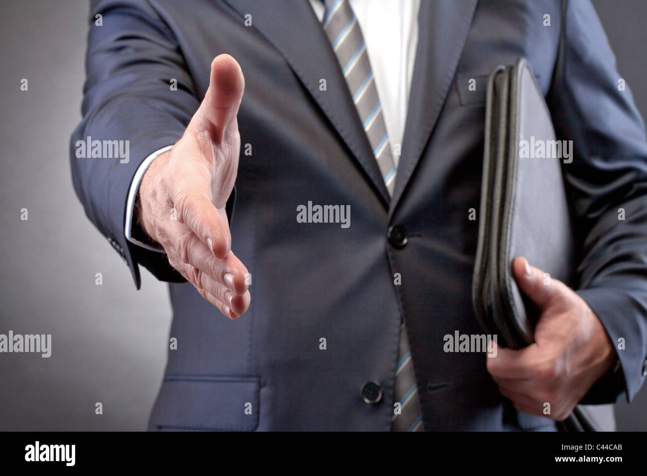 Businessman Stretched Hand High Resolution Stock Photography and Images ...