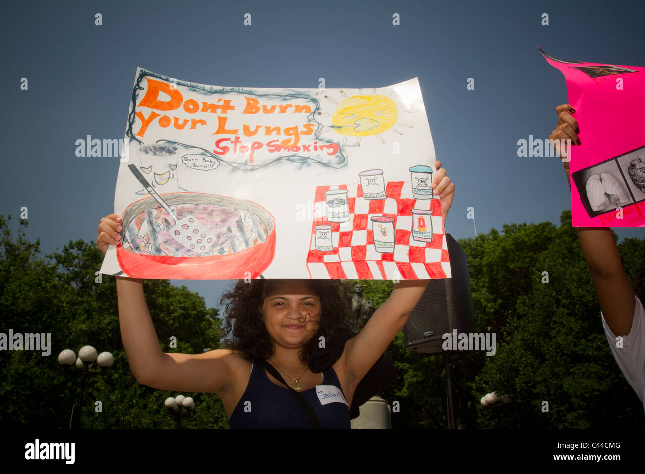 American anti smoking posters hi-res stock photography and images - Alamy