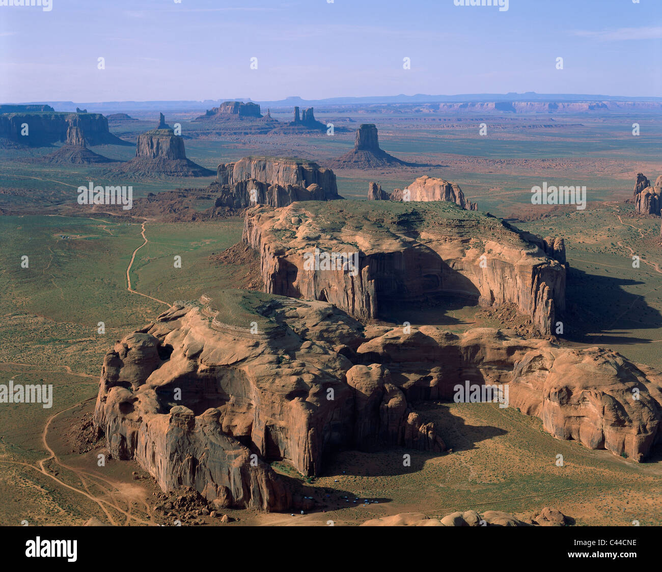 Aerial, America, Arizona, Holiday, Landmark, Monument valley, Tourism ...