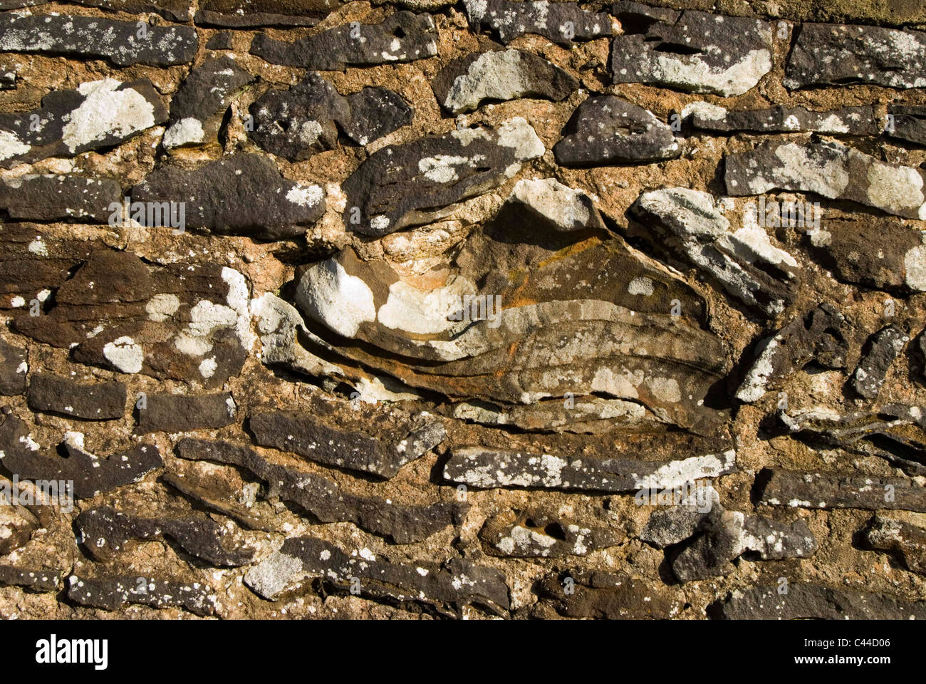 Carstone wall, St.Martha's Hill, Surrey, UK Stock Photo - Alamy