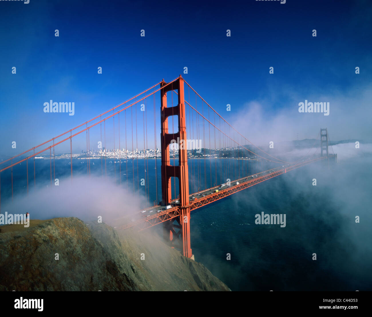 America, California, Fog, Golden gate bridge, Holiday, Landmark, Mist ...