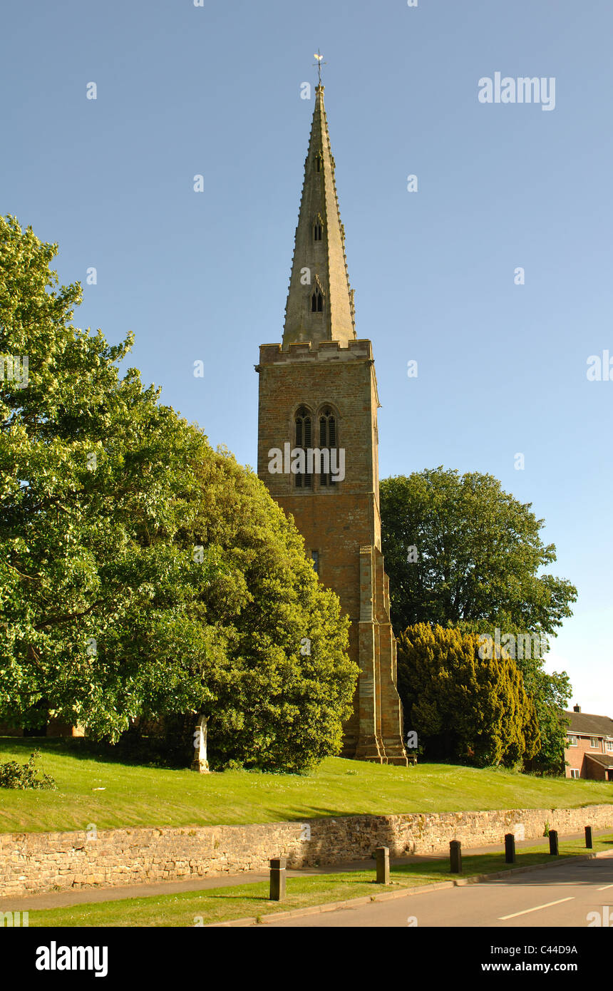 All Saints Church, Naseby, Northamptonshire, England, UK Stock Photo ...