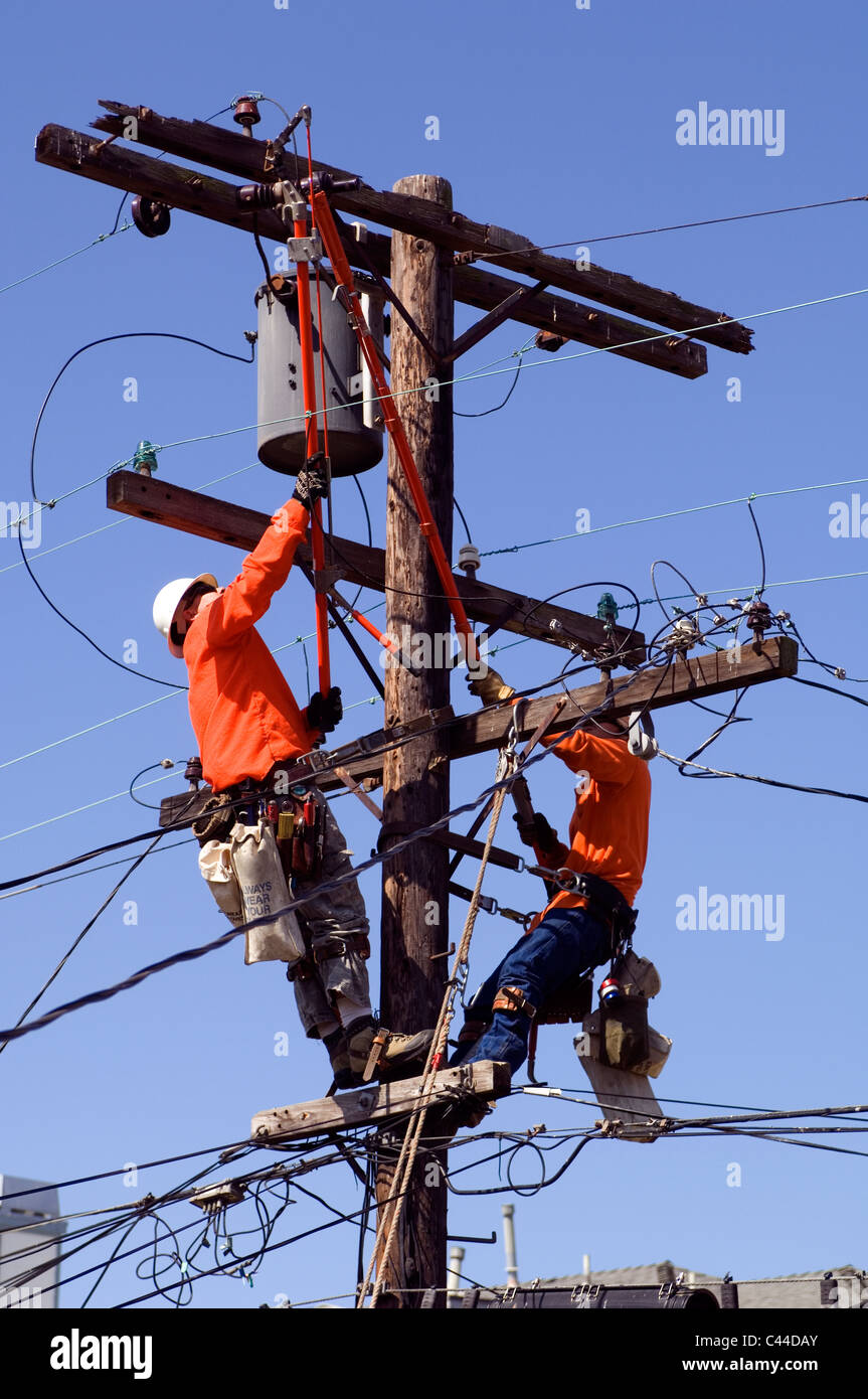 Electric Utility Lineman High Resolution Stock Photography and Images ...