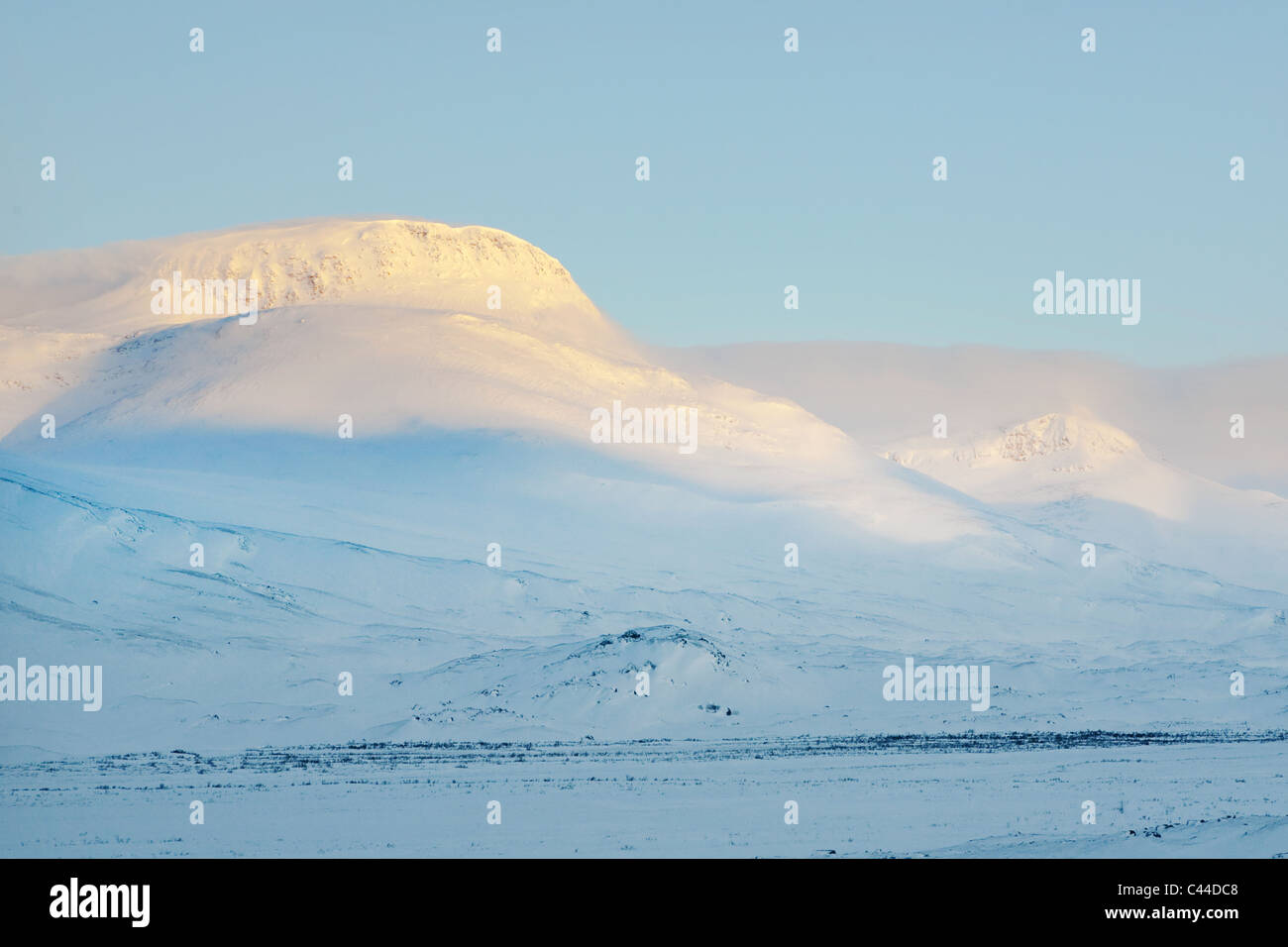 Image of Swedish Arctic mountains Stock Photo - Alamy
