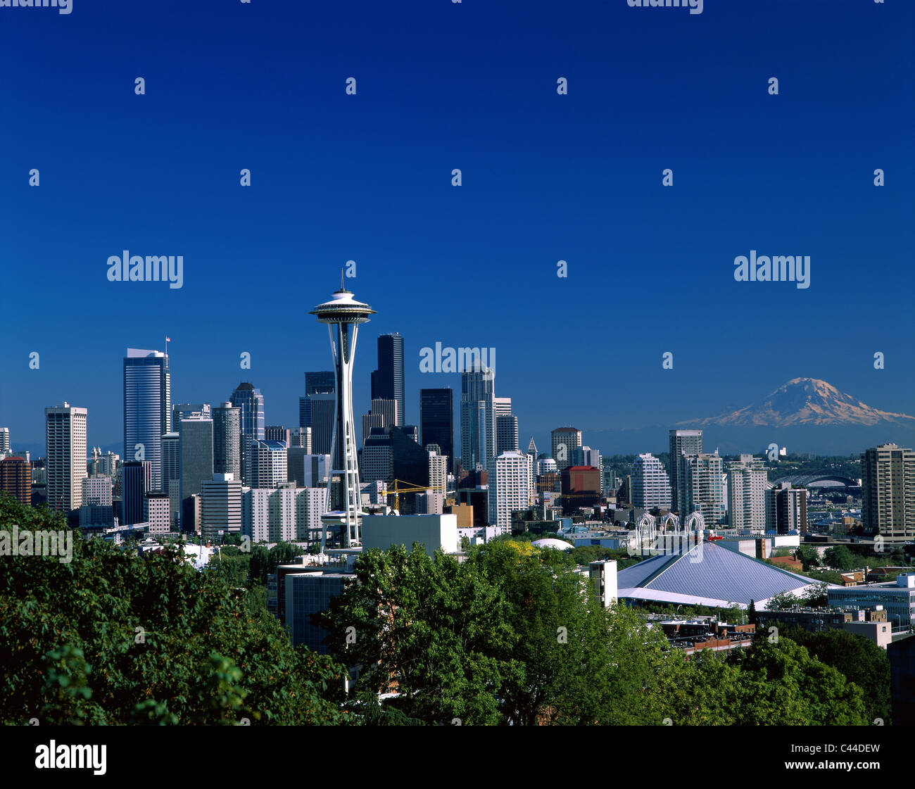 America, City, Holiday, Landmark, Mount rainier, Seattle, Skyline ...