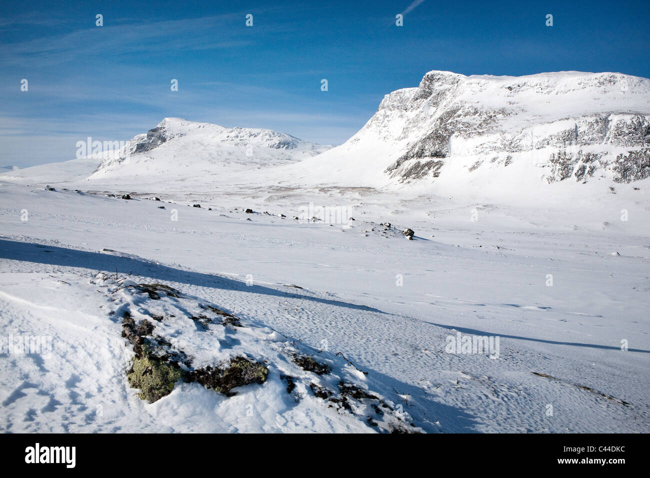Image of Swedish Arctic mountains Stock Photo - Alamy