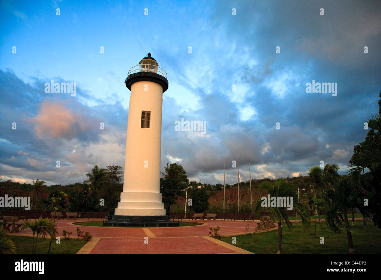 Usa, Caribbean, Puerto Rico, West Coast, Rincon, Lighthouse Stock Photo ...