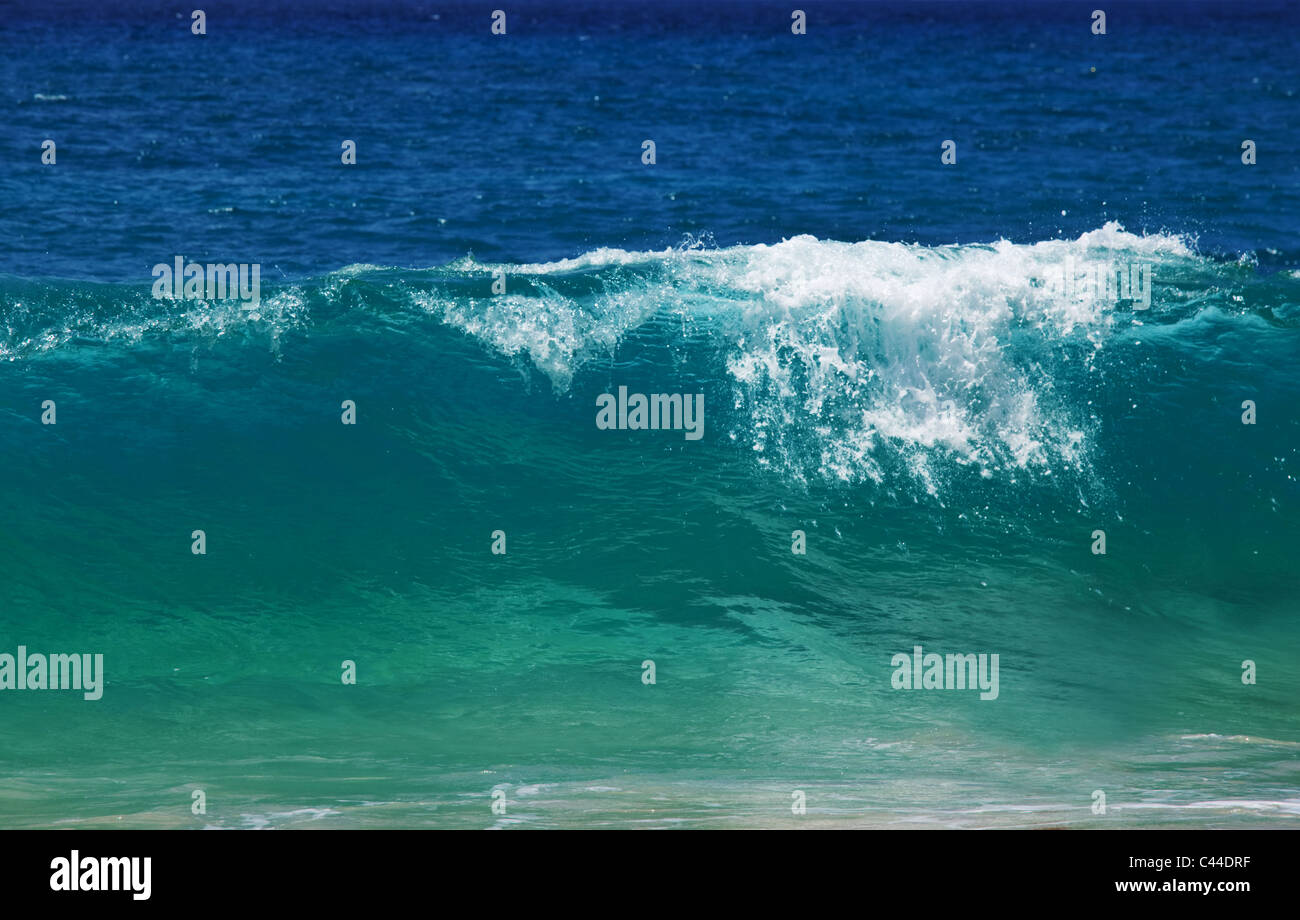 Wave on the beach Stock Photo - Alamy