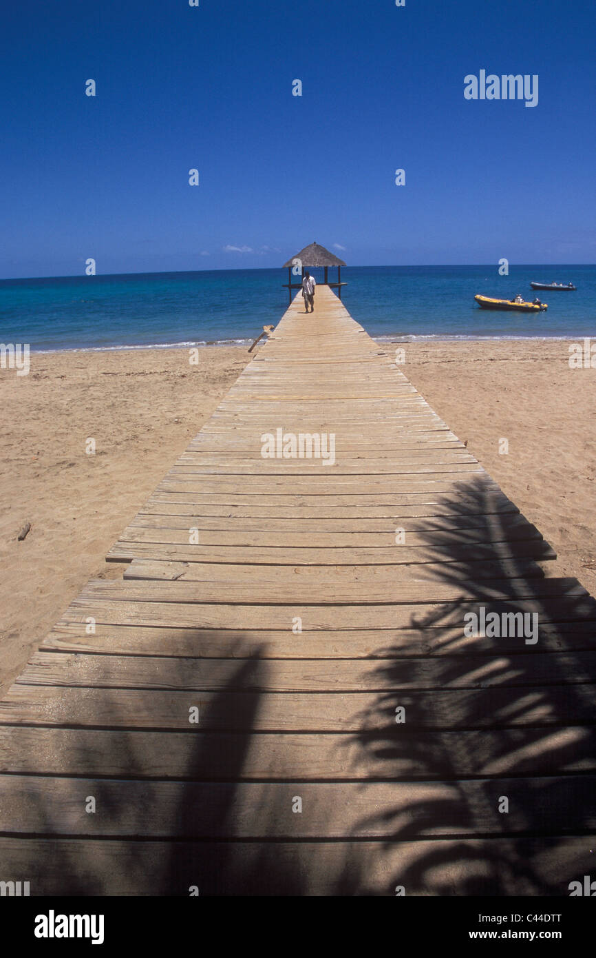 Comoro Archipelago, Comoros, Indian ocean, France, Mayotte, footbridge ...