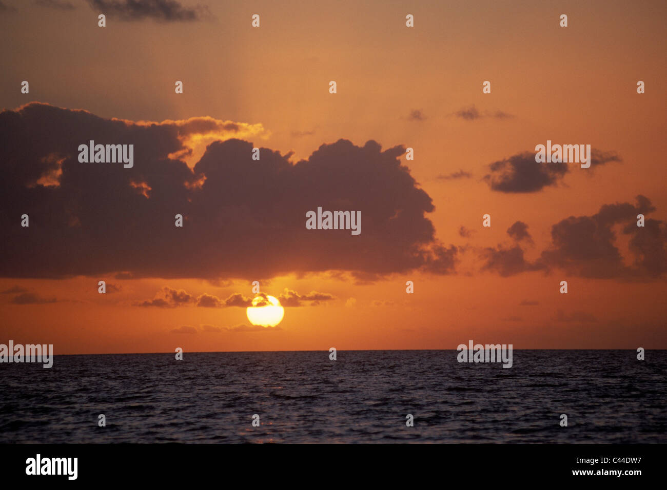 Comoro Archipelago, Comoros, Indian ocean, France, Mayotte, sundown ...