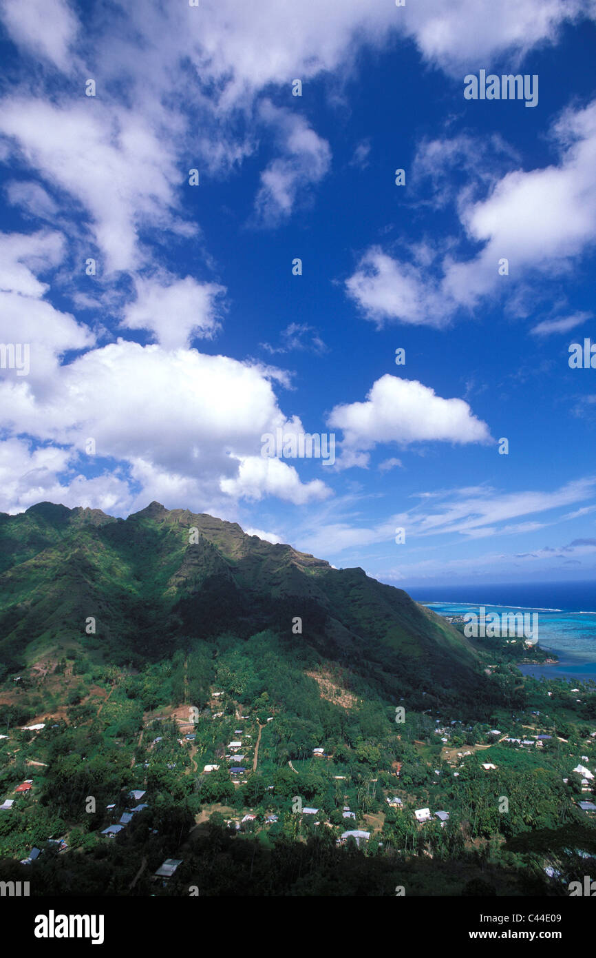 Cloud, exotic, French Polynesia, Polynesia, Pacific, ocean, water, blue ...