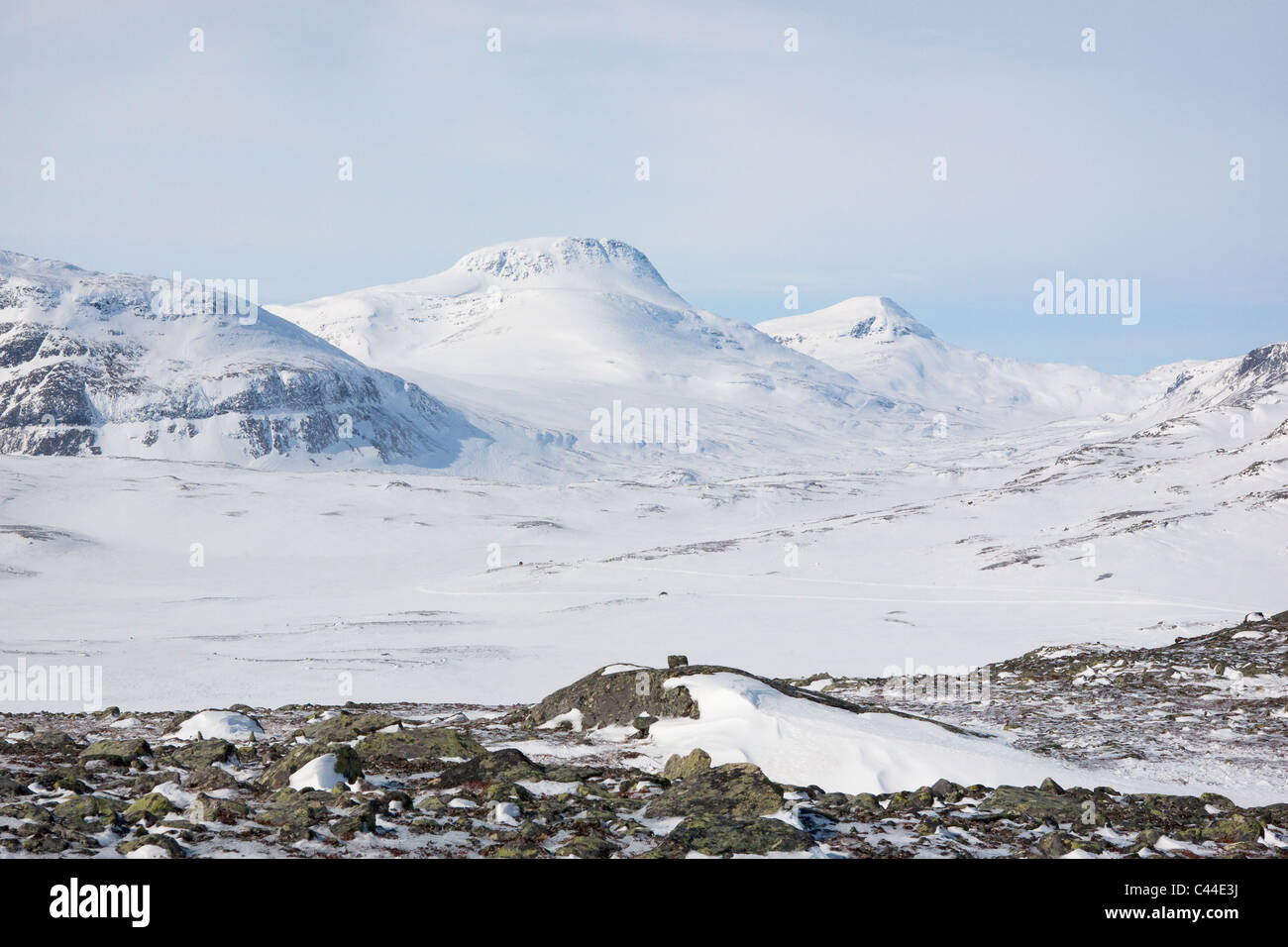 Image of Swedish Arctic mountains Stock Photo - Alamy