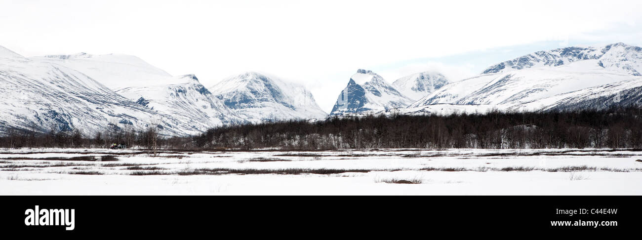 Image of Swedish Arctic mountains Stock Photo - Alamy