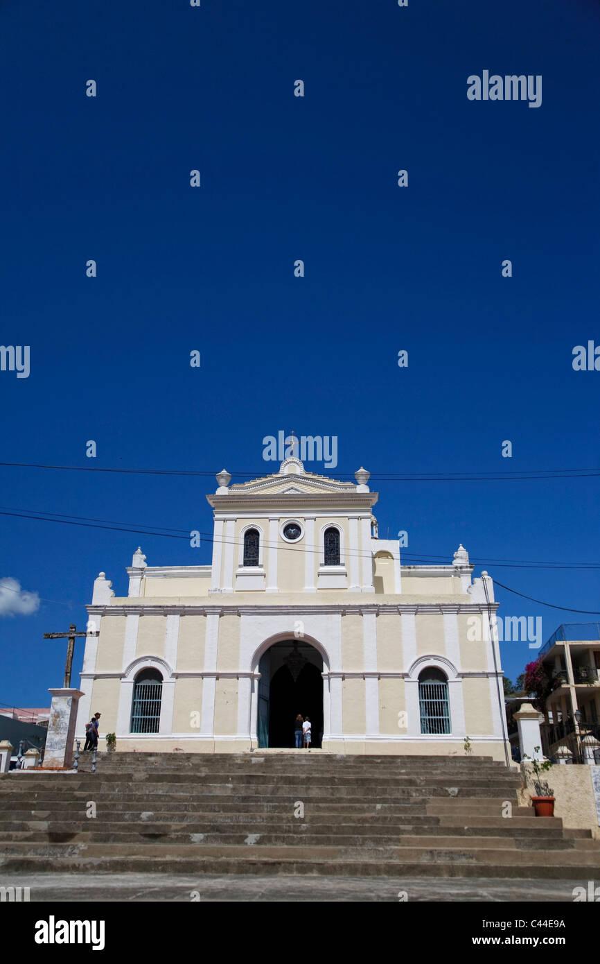 Usa, Caribbean, Puerto Rico, West Coast, St German, Plaza Francisco ...