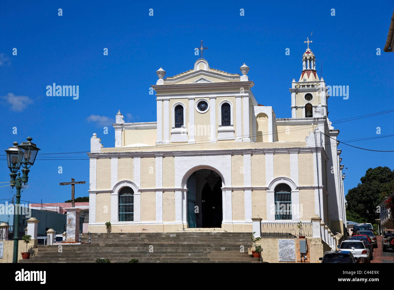 Usa, Caribbean, Puerto Rico, West Coast, St German, Plaza Francisco ...