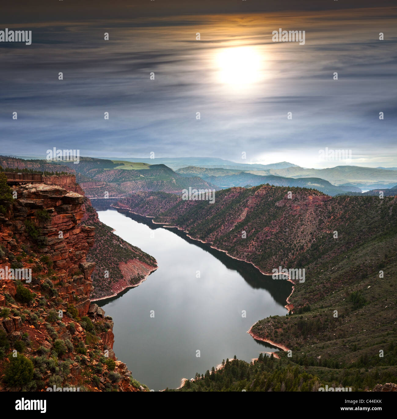 Flaming Gorge Recreation area in USA Stock Photo - Alamy
