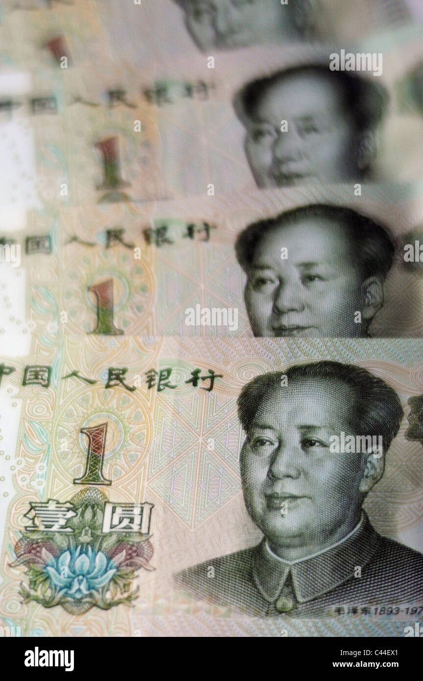 Chinese Money Banknote One Yuan High Resolution Stock Photography and ...