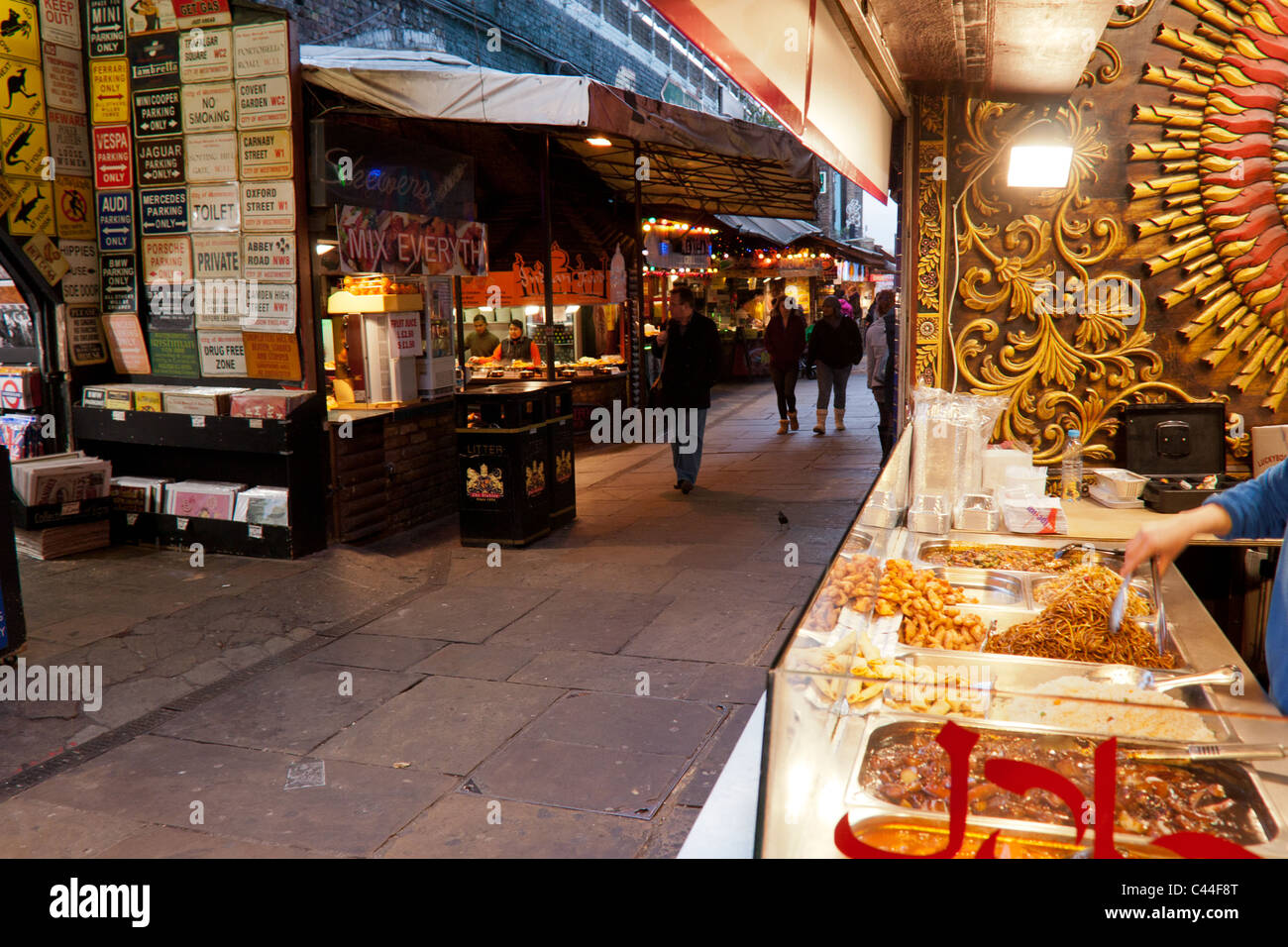 Food Stalls, Camden Market Stock Photo - Alamy