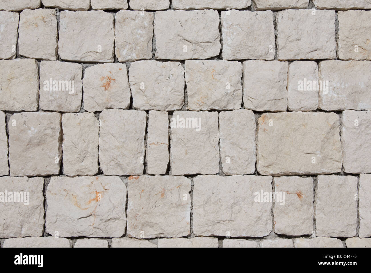 White stone wall texture Stock Photo - Alamy