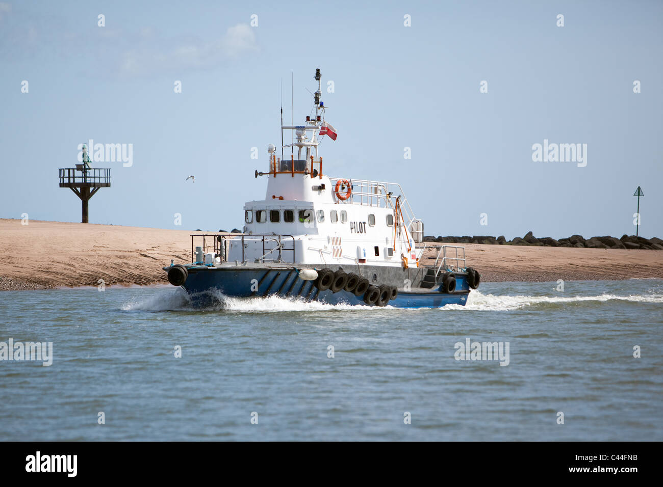 Pilot launch Montrose Scotland. (Ex RNLI lifeboat ARUN class). Scotland ...
