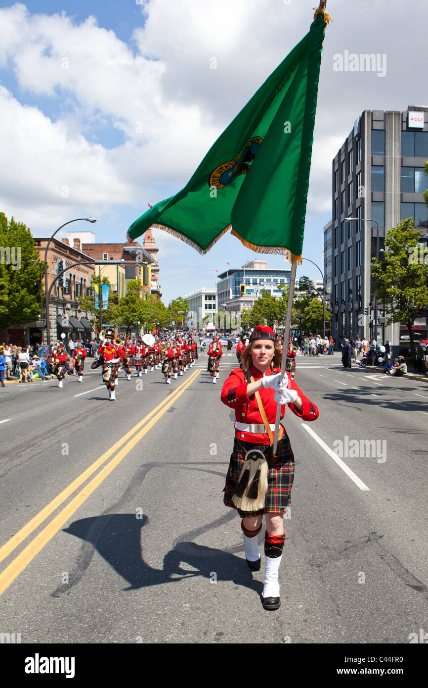Victoria Day parade in Victoria, BC, May 2011 Stock Photo - Alamy