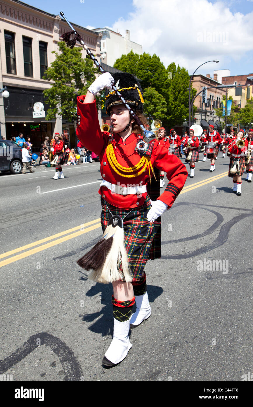 Victoria Day parade in Victoria, BC, May 2011 Stock Photo - Alamy