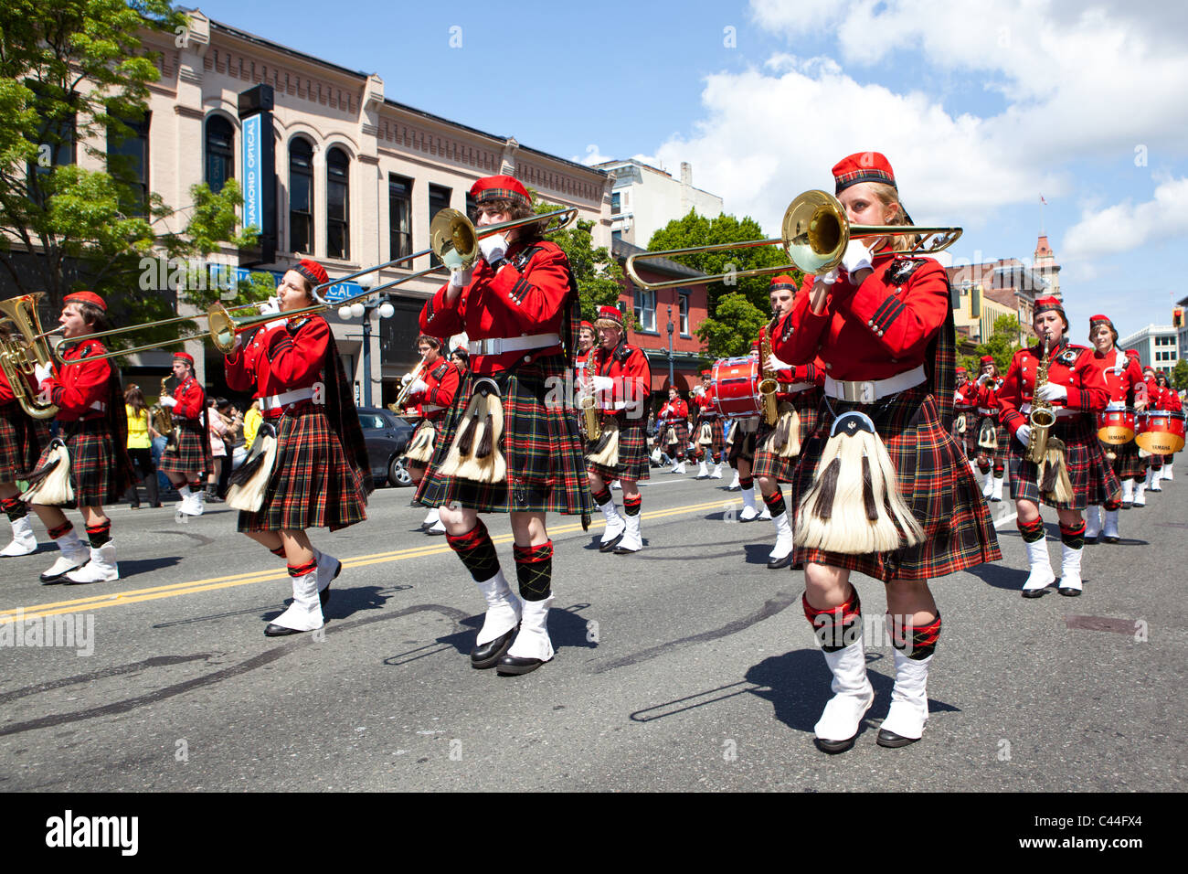 Victoria Day parade in Victoria, BC, May 2011 Stock Photo - Alamy