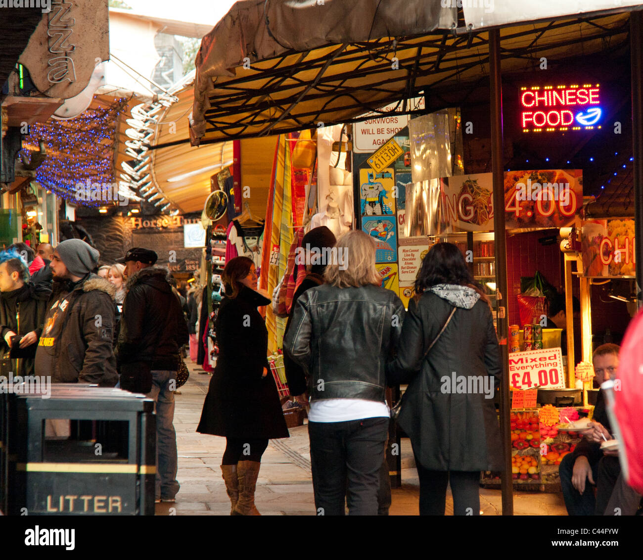 Camden market interior hi-res stock photography and images - Alamy